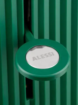 ALESSI Plissé Matte Toaster - Green