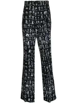 VIVIENNE WESTWOOD All-over Graphic Print Trousers