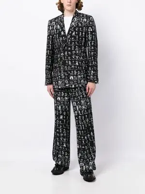 VIVIENNE WESTWOOD All-over Graphic Print Trousers