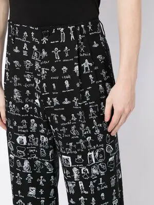 VIVIENNE WESTWOOD All-over Graphic Print Trousers