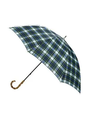 Mackintosh Heriot Whangee Handle Umbrella - Green