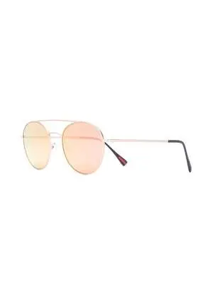 Prada Round Pilot-frame Sunglasses