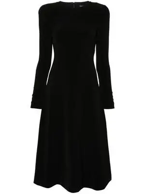 Balenciaga Long-sleeve Midi Dress