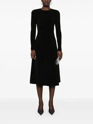 Balenciaga Long-sleeve Midi Dress