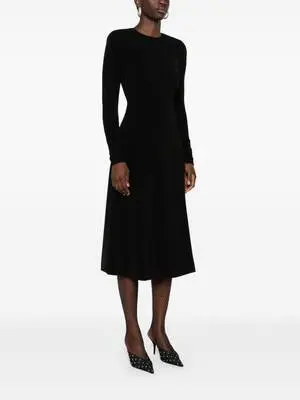 Balenciaga Long-sleeve Midi Dress