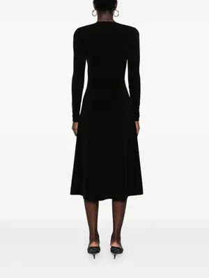 Balenciaga Long-sleeve Midi Dress