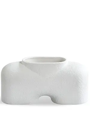 101 COPENHAGEN Cobra Fat Medium Vase - White