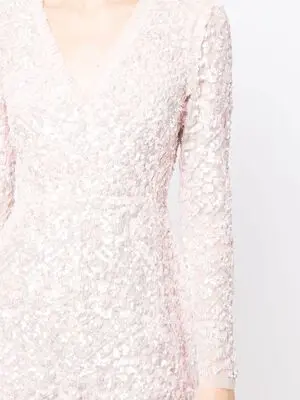 NEEDLE & THREAD Sequin-embellished Long Dress