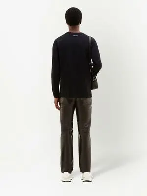 COURREGES Reedition Faux-leather Trousers - Brown