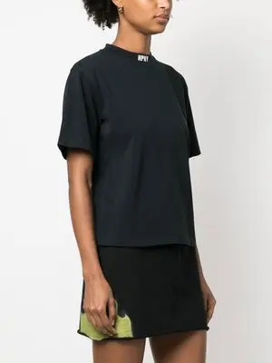Heron Preston Logo-embroidered T-shirt - Black