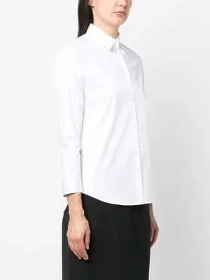 THE ROW Crop-sleeve Shirt