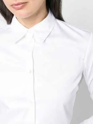 THE ROW Crop-sleeve Shirt