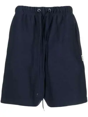 ADVISORY BOARD CRYSTALS Drawstring Track Shorts - Blue