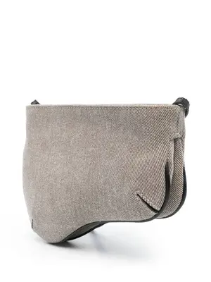 Manu Atelier Curve Leather Shoulder Bag
