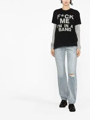 R13 Slogan-print T-shirt
