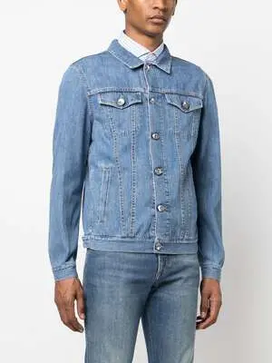 Brunello Cucinelli Four-pocket Denim Jacket - Blue