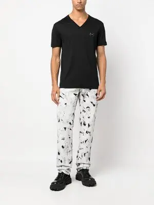 Dolce & Gabbana Dg Essentials V-neck T-shirt - Black