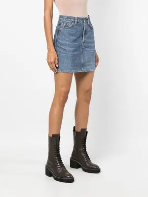 Chloé High-waist Denim Mini Skirt