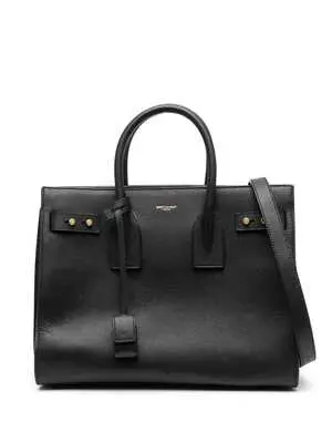 Saint Laurent Sac De Jour Logo Totes