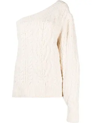 Isabel Marant Blaine Sweater - Neutrals