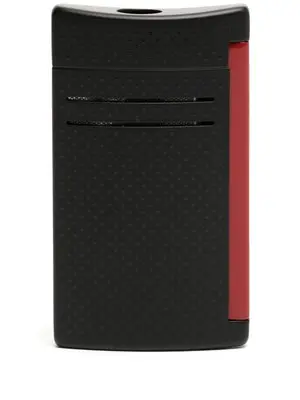 S.t. Dupont Engraved-logo Polka Dot Lighter - Black