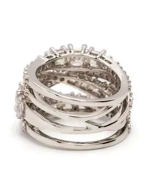 SWAROVSKI Twist Wrap Crystal-embellished Ring