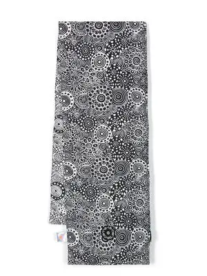 10 CORSO COMO Graphic-print Padded Scarf - Black