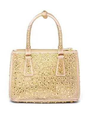 Prada Galleria Crystal-embellished Mini Bag