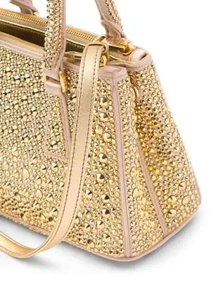 Prada Galleria Crystal-embellished Mini Bag