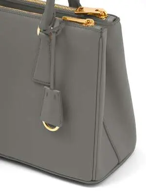 Prada Galleria Leather Tote Bag - Grey