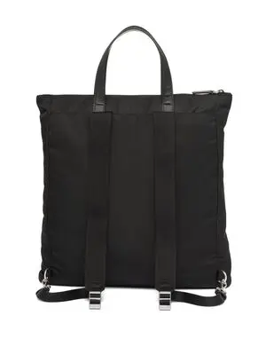 Prada Re-nylon Logo-plaque Tote Bag