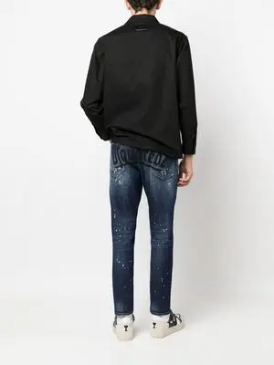 Dsquared2 Paint Splatter Skinny Jeans