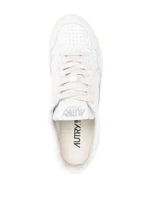 AUTRY Logo-patch Sneakers - White
