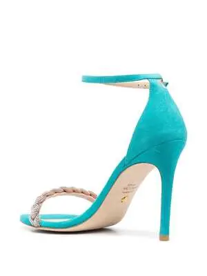 STUART WEITZMAN Sue 100mm Braided-strap Sandals