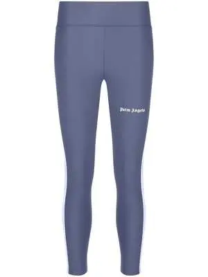 Palm Angels Logo-print Leggings - Grey