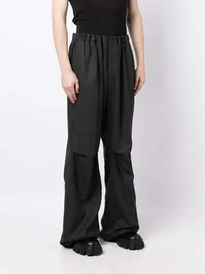 Raf Simons High-waisted Wide-leg Wool Trousers