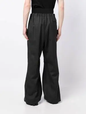 Raf Simons High-waisted Wide-leg Wool Trousers