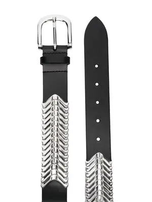 Isabel Marant Étoile Tehora Leather Belt - Black