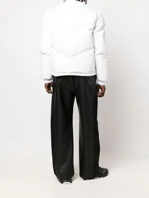 PLEIN SPORT Logo-print Puffer Jacket - White