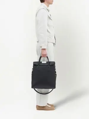 MAISON MARGIELA 5ac Leather Backpack - Black