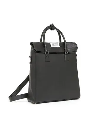 MAISON MARGIELA 5ac Leather Backpack - Black