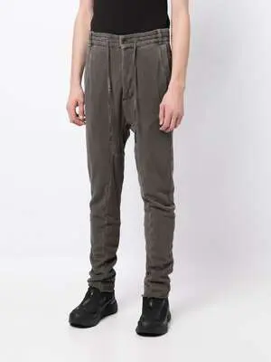 Masnada Drawstring-waist Drop-crotch Trousers