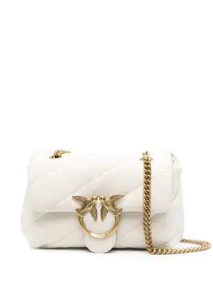 Pinko Quilted Shoulder Bag - White