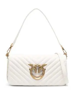 Pinko Love-birds Quilted Calf-leather Bag