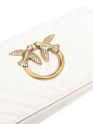 Pinko Love-birds Quilted Calf-leather Bag