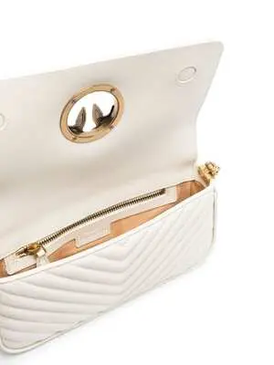 Pinko Love-birds Quilted Calf-leather Bag
