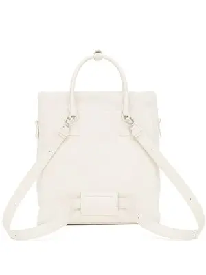 MAISON MARGIELA 5ac Leather Backpack - White