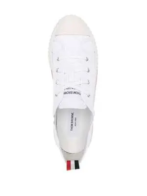 Thom Browne Stripe-trim Lace-up Sneakers