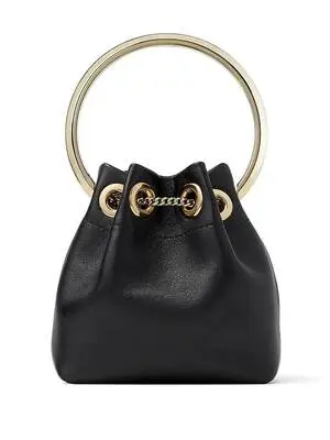 JIMMY CHOO Bon Bon Micro Bucket Bag
