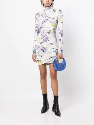 Off-White Paperclip Studded Shoulder Bag - Blue